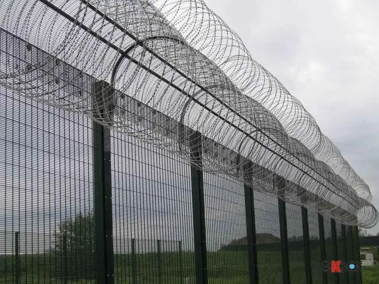 Jail & Prison Fence Design Laser Fence Security System 358fence Prison ...