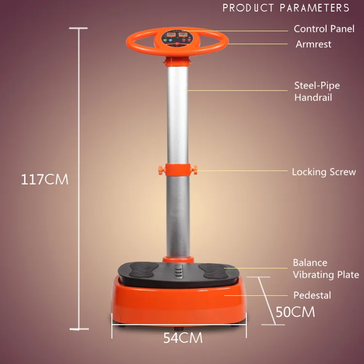 HM01-08V5 Mini Flabelos Plate Vibration Machine Crazy Fit Massage ...