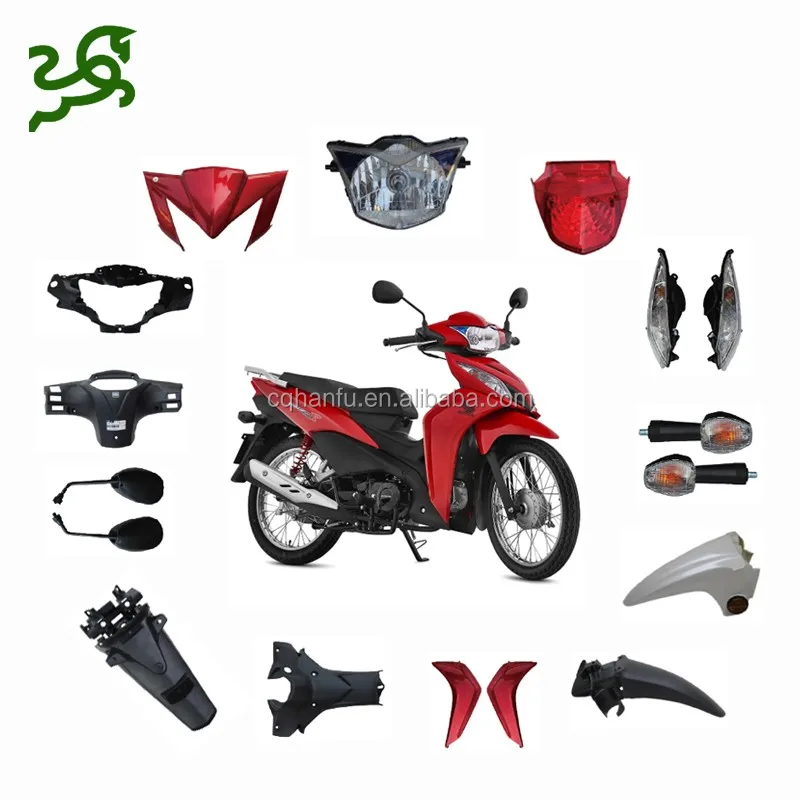 110cc Motorcycle Spare Parts - Complete Plastic Body Fenders