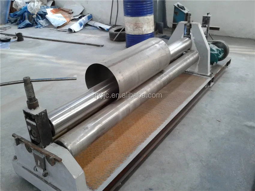 Small Plate Rolling Machine Hydraulic 3 Roll Plate Rolling Machine ...
