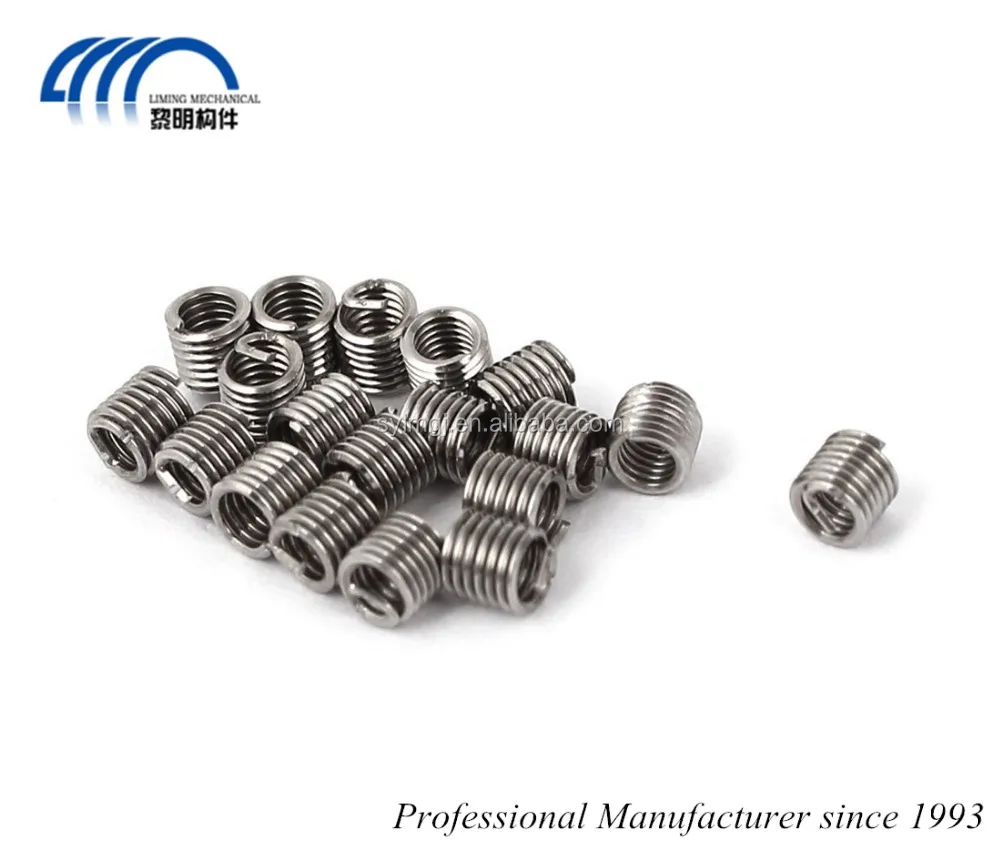 Sus 304 Wire Thread Insert Heli-coil Insert Thread Repair Insert Screw ...