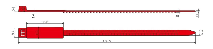 Customized Nylon Rigging Inspection Tags - 175mm Cable Ties