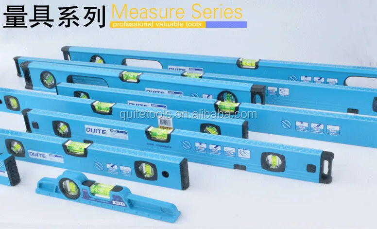 Aluminum Frame 1000mm Water Level Ruler For Sale With 3 Accuracy Shock ...