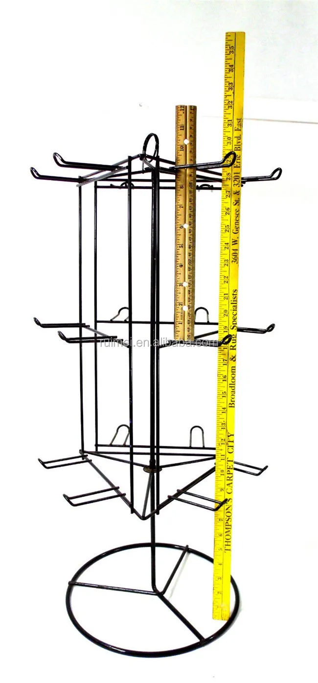 Counter Top Metal Wire Store Display Rack Rotating Spinning Table Top ...