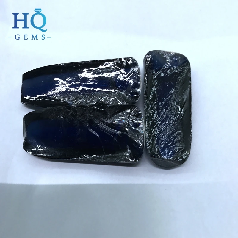 Synthetic Blue Sapphire Rough Sapphire Material - Buy Rough Sapphire ...