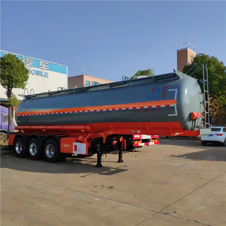 31%- 33% Hydrochloric Acid Tanker Trailers for Long-Distance Transport