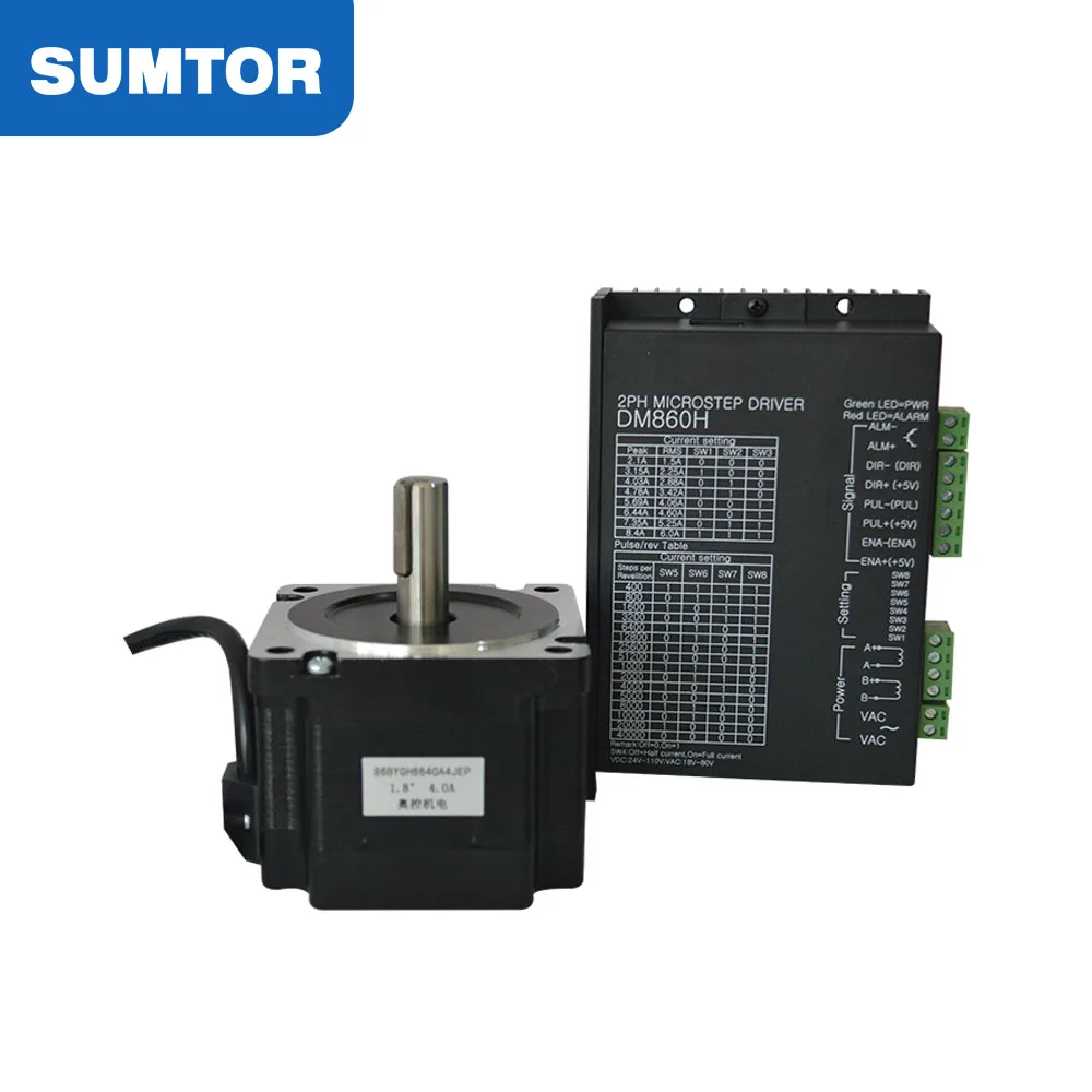 80mm 4a Nema 34 High Quality Stepper Motor Driver 8a Dm860h For Cnc Kit ...