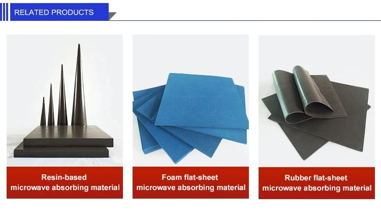 Foam pyramid elastomer-based microwave absorbing materials Products ...