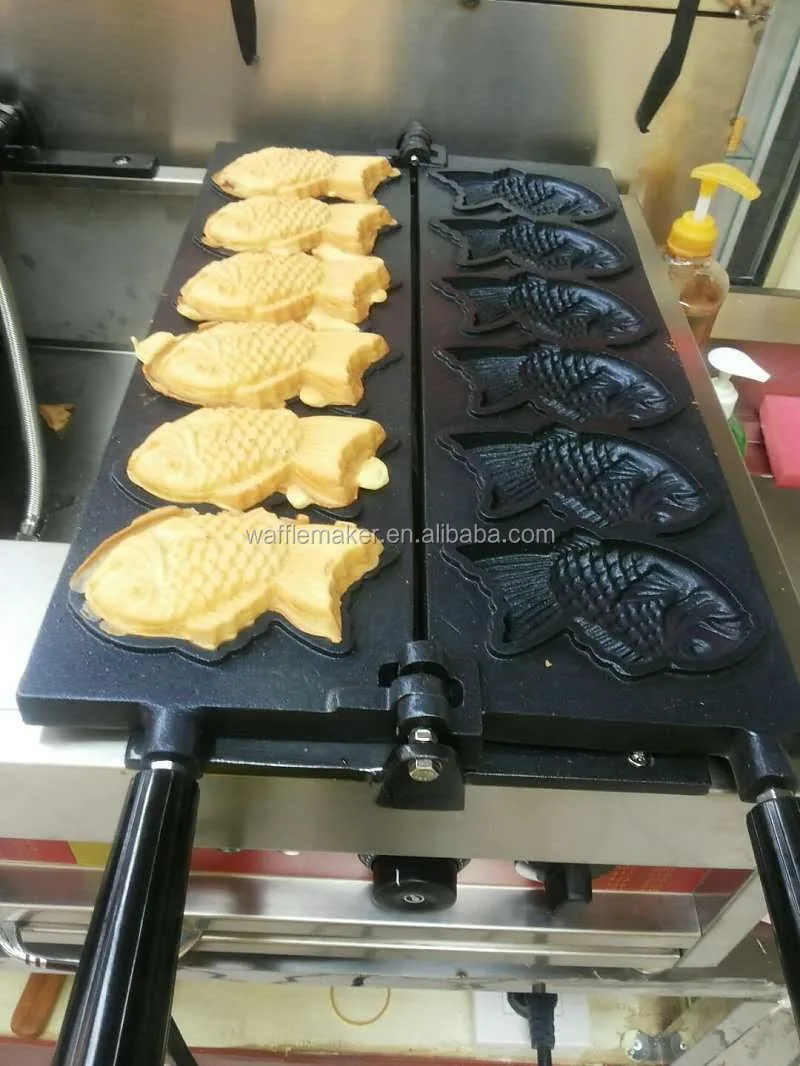 High Productivity Taiyaki Machine - Fish Shape Waffle Maker