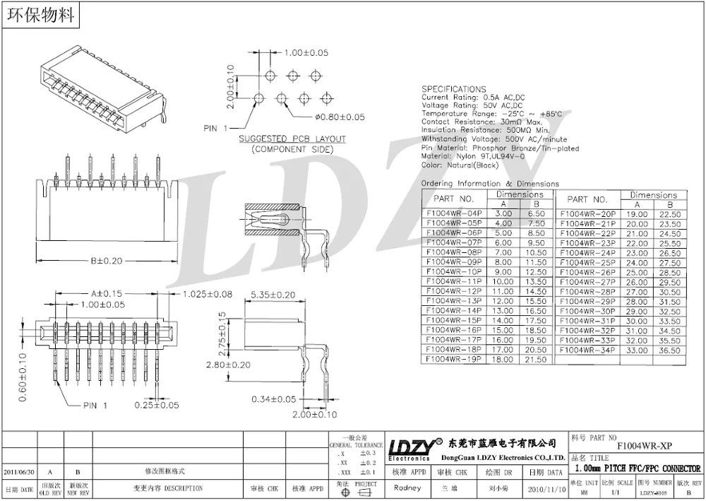 Fpc Ffc 1mm 1.0mm Pitch 15 Pin Socket - Buy 15 Pin Ffc/fpc,Fpc Electric ...