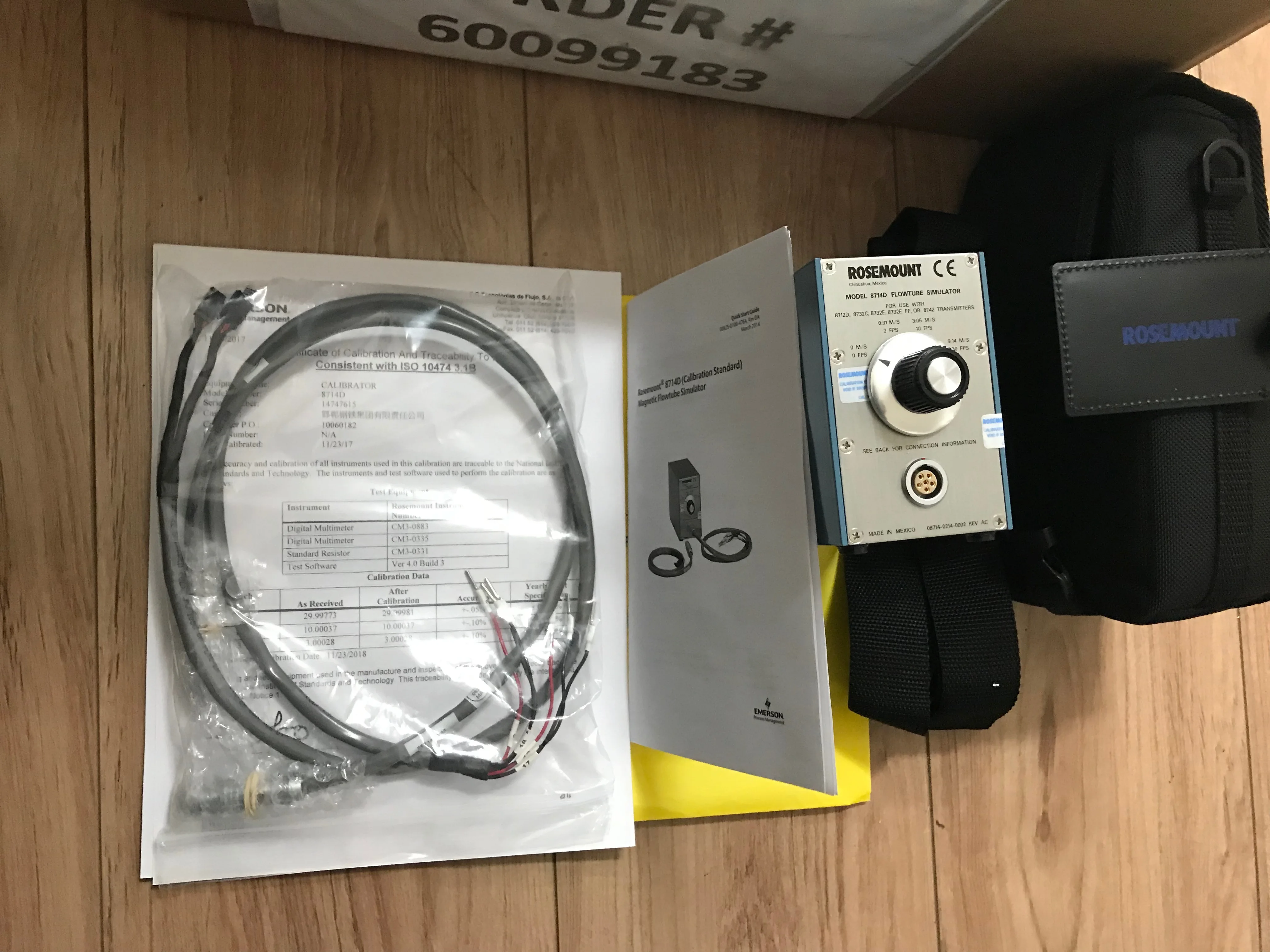 Emerson Model 8714D Magnetic Flowmeter Calibrator - Precision