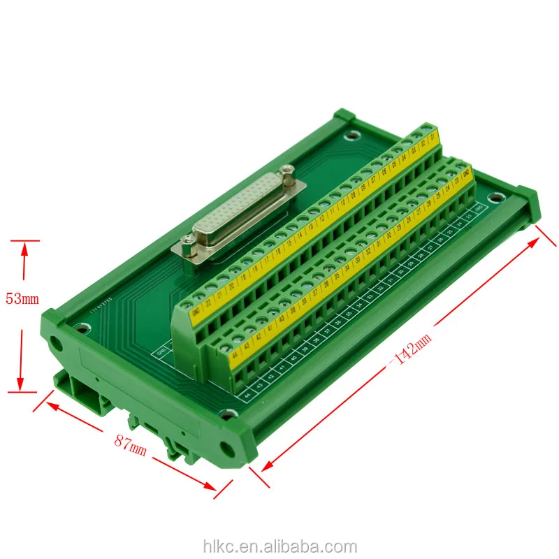 D-sub Db44hd Female Header Breakout Board Terminal Block Dsub Db44 ...