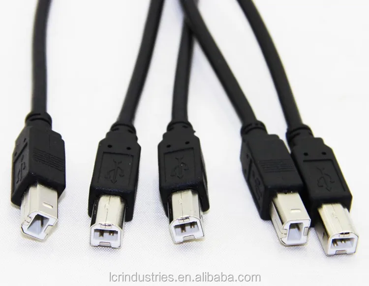 1ft 30cm Short Type A Male To Type B Male Usb 2.0 Printer Scanner Cable ...
