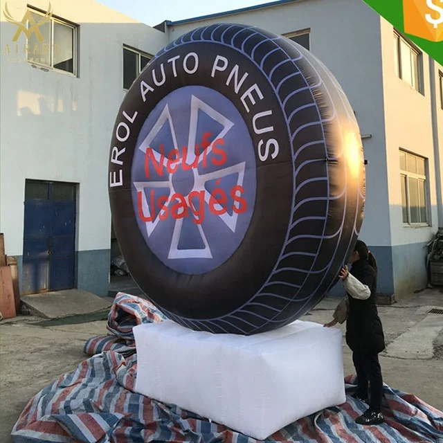 1 Large Inflatable Tyre Shape Products Balloon for Outdoor Advertising ...