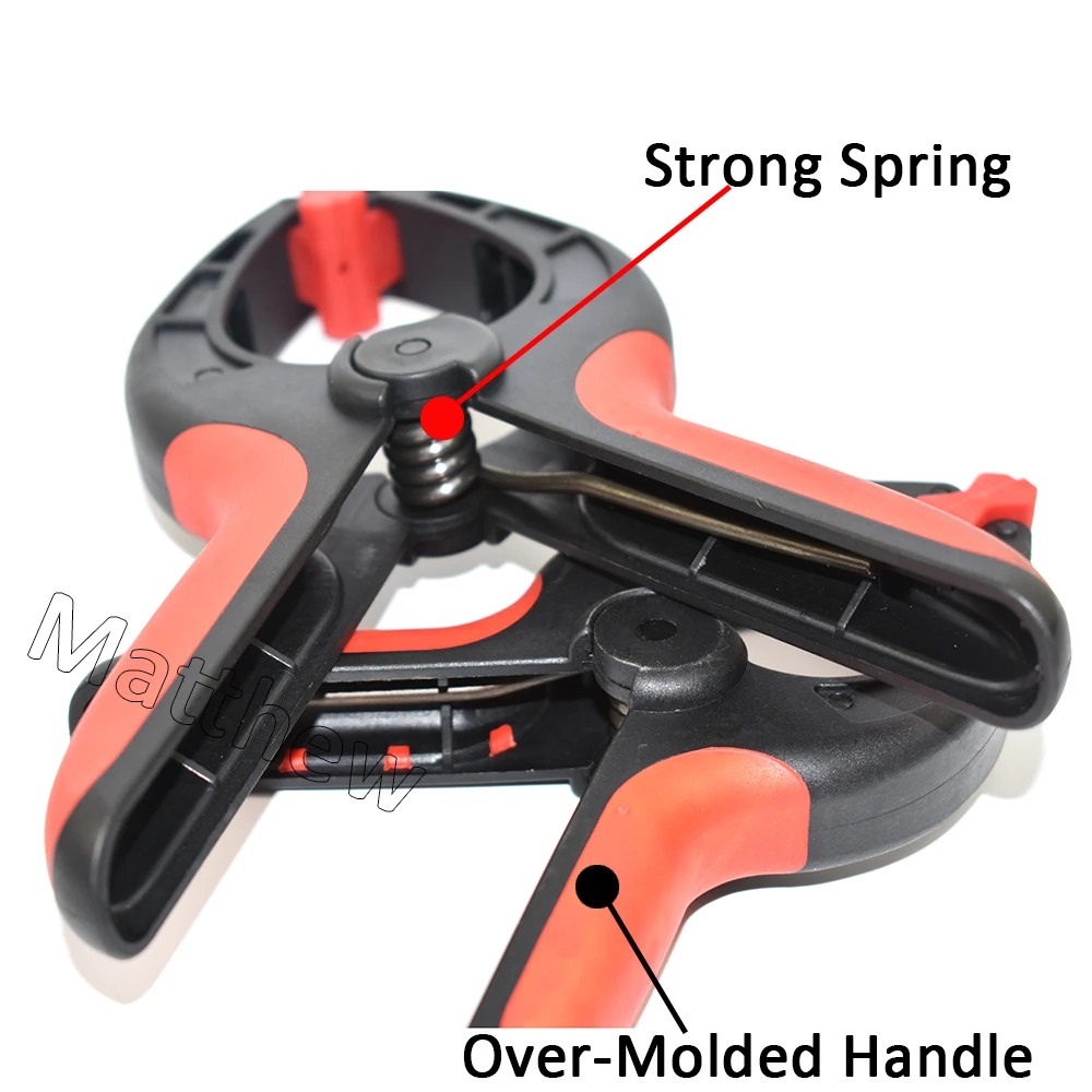 Spring Clamps Woodworking Tools Plastic Nylon Clamps A Shape Spring ...