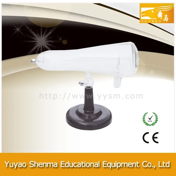 Laboratory Cathode Ray Tube Model Showing Straight Electron Ray Tracks ...