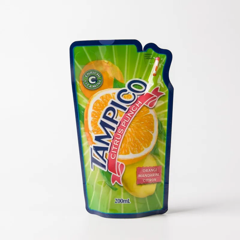 Disposable Collapsible Drinking Sprite Plastic Bottle Shaped Pouches ...