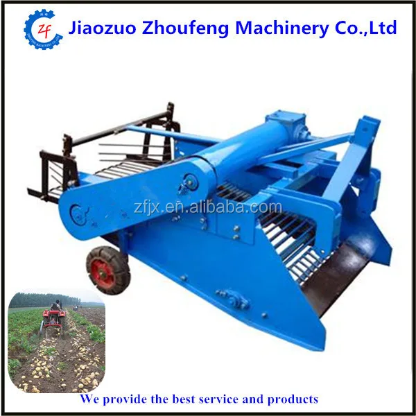 Diesel Engine Running Small Model Root Crops Harvester ( 0086 ...