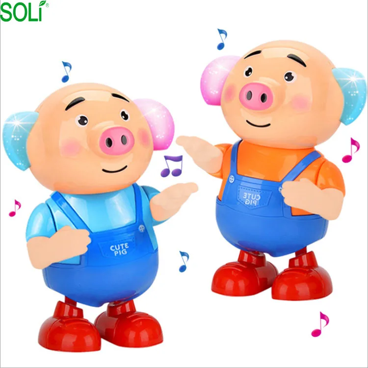 Pig Swinging Little Cute Pig Singing Electric Lovely Pig Dancing - Buy ...