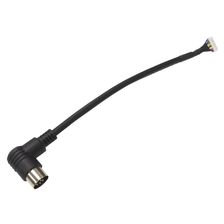 Custom Din 8p Angled Molded Plug Connector To Ph 2.0 Pitch Connector ...