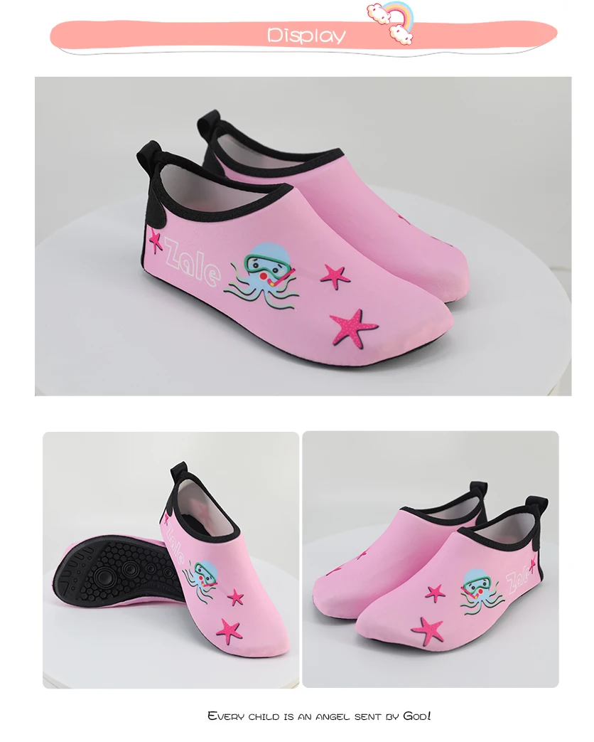 Zale 2019 Summer Customized Children Surfing Quick Dry Aqua Shoes Kids ...