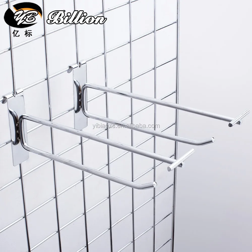 Clothing Hanging Hooks Mesh Display Panel Hooks Straight Mesh Hook ...