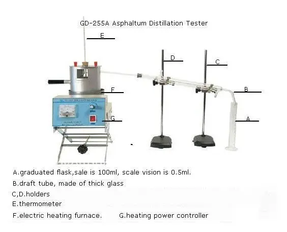 Astm D402 Liquid Asphalt Distillation Tester - Buy Distillation Tester ...