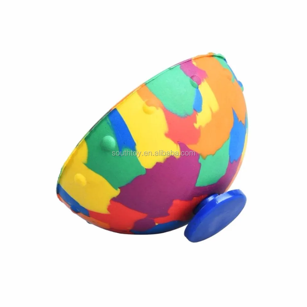 Novelty Bouncing Bowl - Spinning Pop up Rubber Jumper