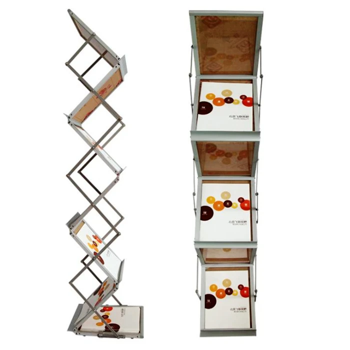 A4 Aluminum Magazine Brochure Holder Catalog Stand - Buy Catalog Stand ...