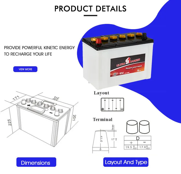 12v 80ah Lead Acid Dry Charged Car Battery - Buy Dry Battery,Lead Acid ...