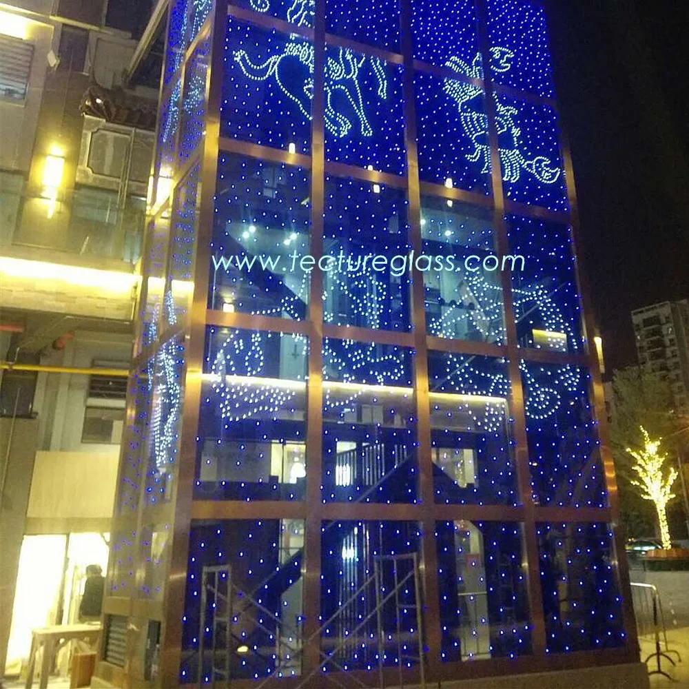 Tecture Luminous LED Laminated Glass for Interior Design