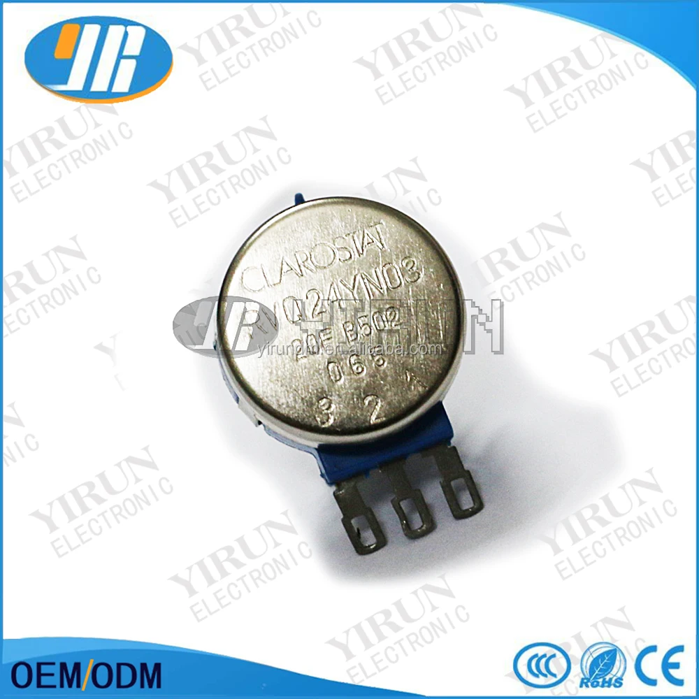 Original RVQ24YN03-25F B502 B103 25mm Half Shaft Potentiometer