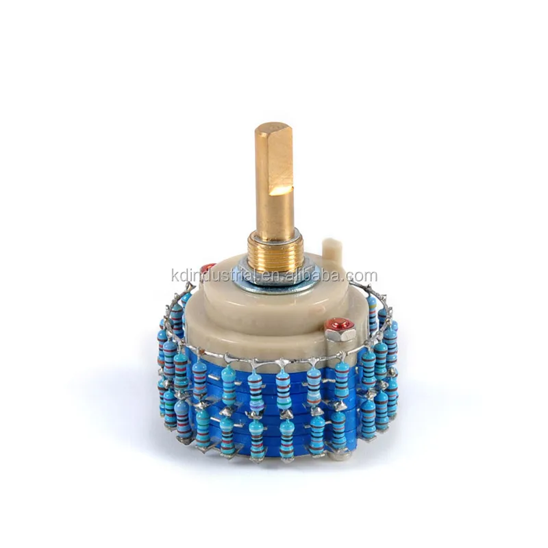 2 Pole 24 Step 100k Ohms Potentiometer - Buy Potentiometer,2 Pole 24 ...