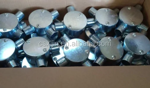 25mm Press Lock Threadless Metal Conduit Fittings - IP65