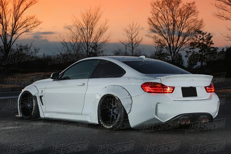 2013-2016 Lb Style Wide Glass Fiber Frp Body Kit For Bmw 4 Series F32 ...