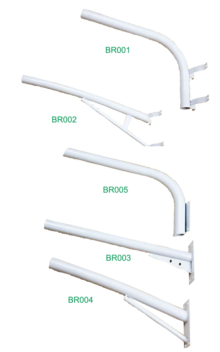 Wall Mounted or Clamped with Concrete Pole 1.0m to 1.5m Street Light ...