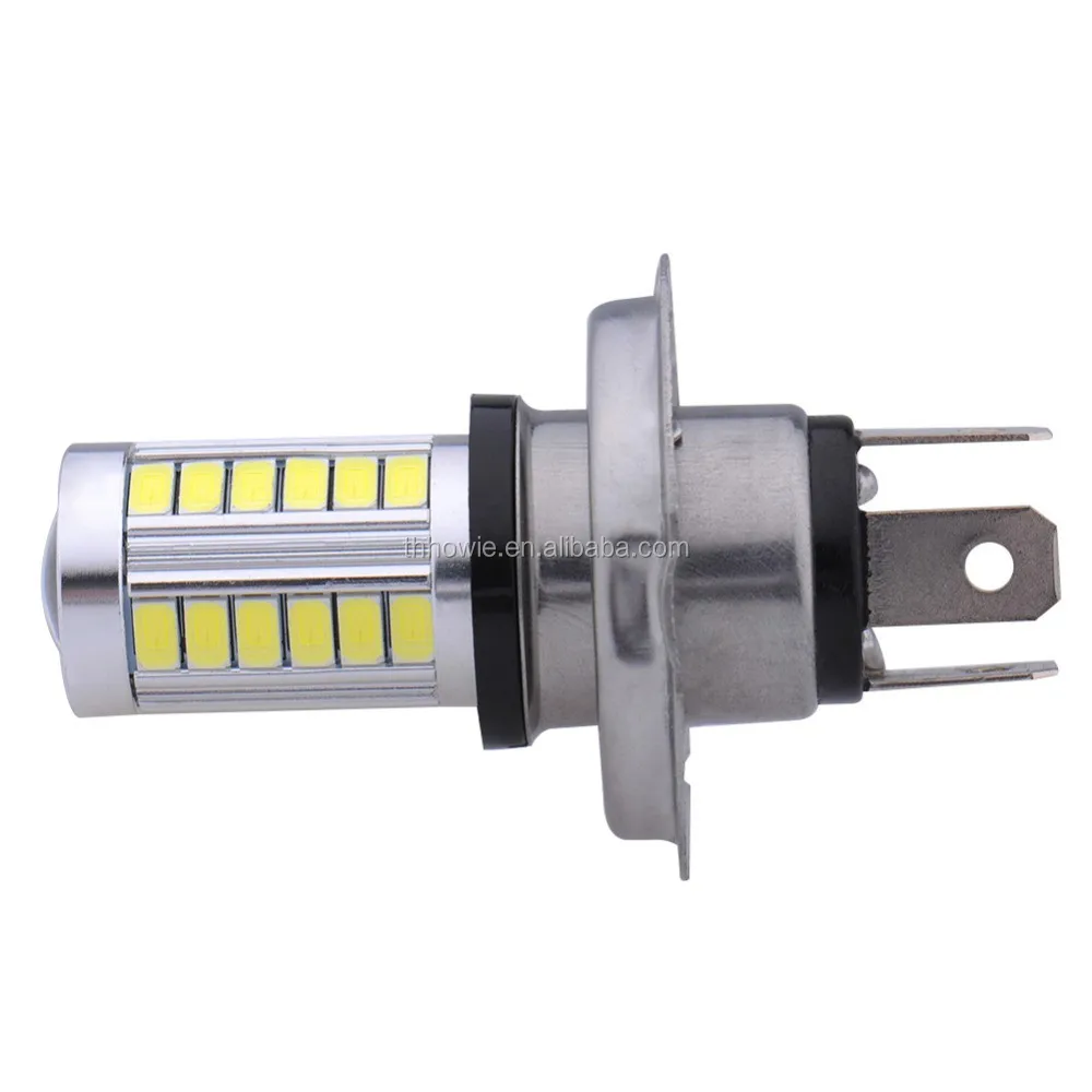 Universal H4 Socket High Low Beam 5730 Chip 33 Smd Car Led Headlight ...