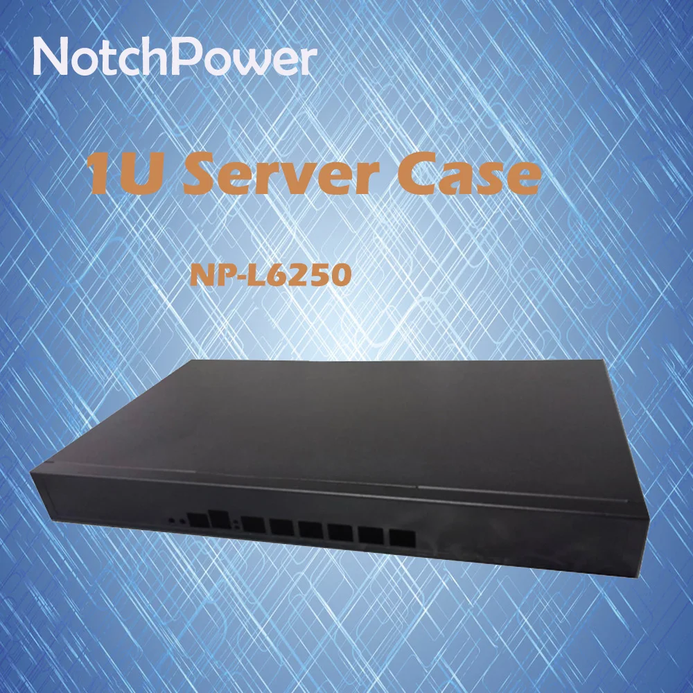 19inch Rack Mount Router 1u Network Case - 6 LAN Port Firewall Chassis