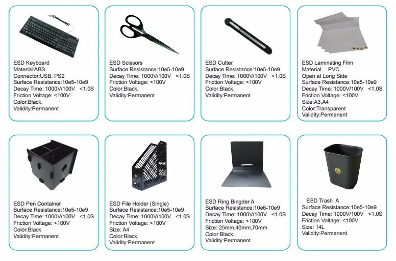 Stock A4 A5 Black Cleanroom Esd File Folder - Buy Esd File Holder ...