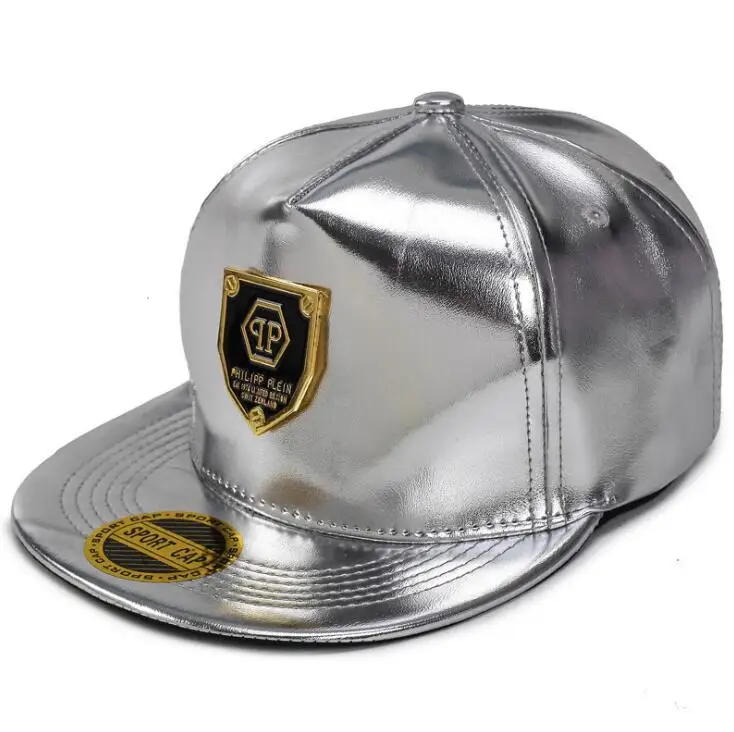 Pu Leather Crown Metal Logo Custom Design Snapback Hats Caps Branded ...