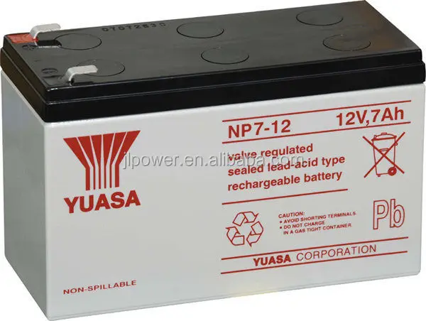Yuasa Battery 12v 7ah Gel Battery 12v 7.5ah Deep Cycle Battery With ...