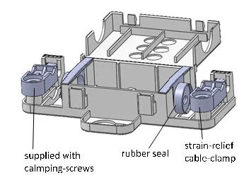 Vde Ce Ip44 Screwless 3 Pole Waterproof Junction Box With 3 Pole ...