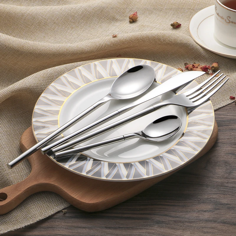 D034 Hongda Patent Design Cutlery Set,Inox 304 Stainless Steel Round ...