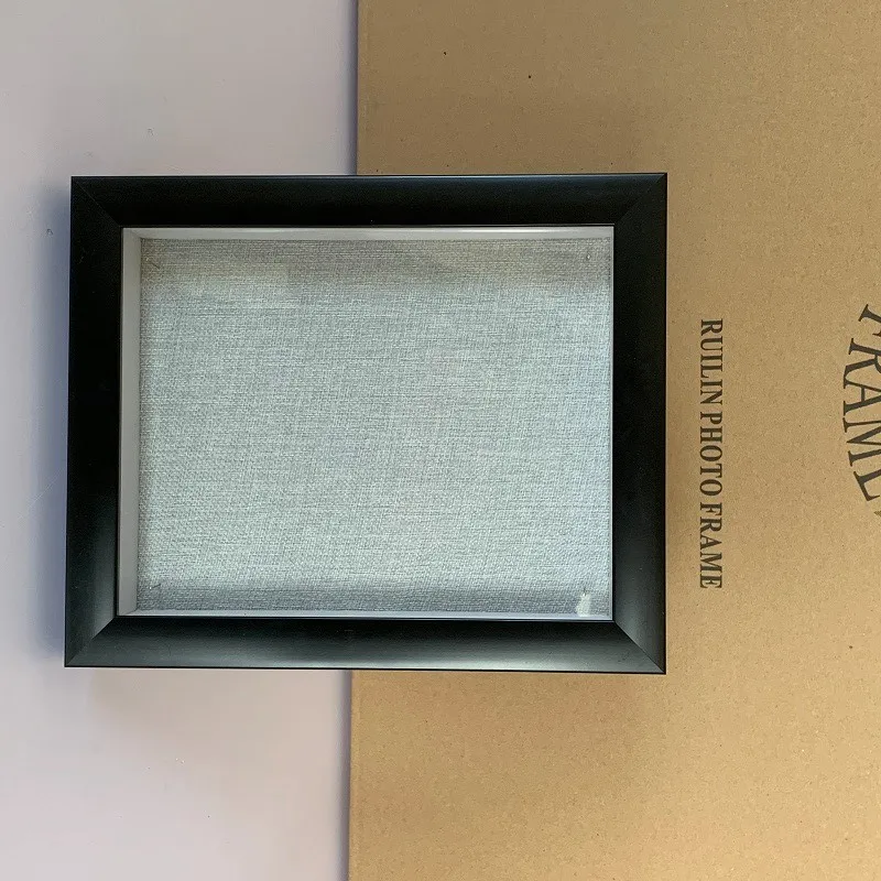 5x7 6x8 8x10 3d Deep Shadow Box Frame With Soft Linen Back - Buy 6 X 8 ...