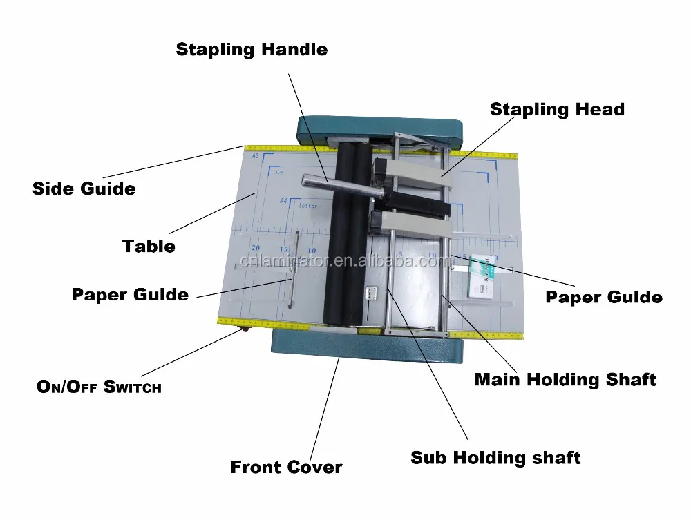 A3 Size Desktop Stapling Folding Manual Booklet Maker - Buy Booklet ...