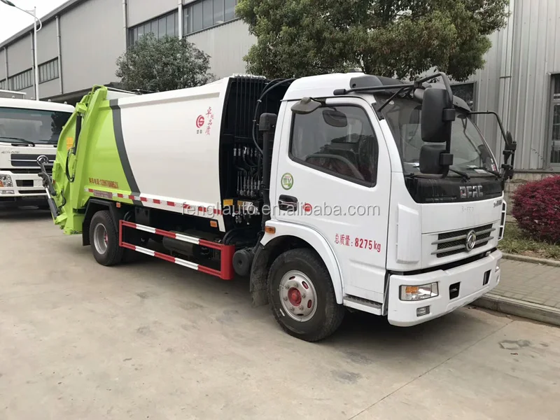 High Quality 4*2 8cbm Compactor Mini Garbage Truck Dimensions - Buy ...