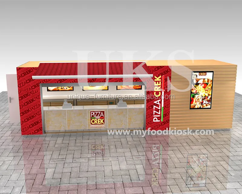 Penjualan Laris Kios Pizza Makanan Cepat Dengan Toko Makanan Desain ...