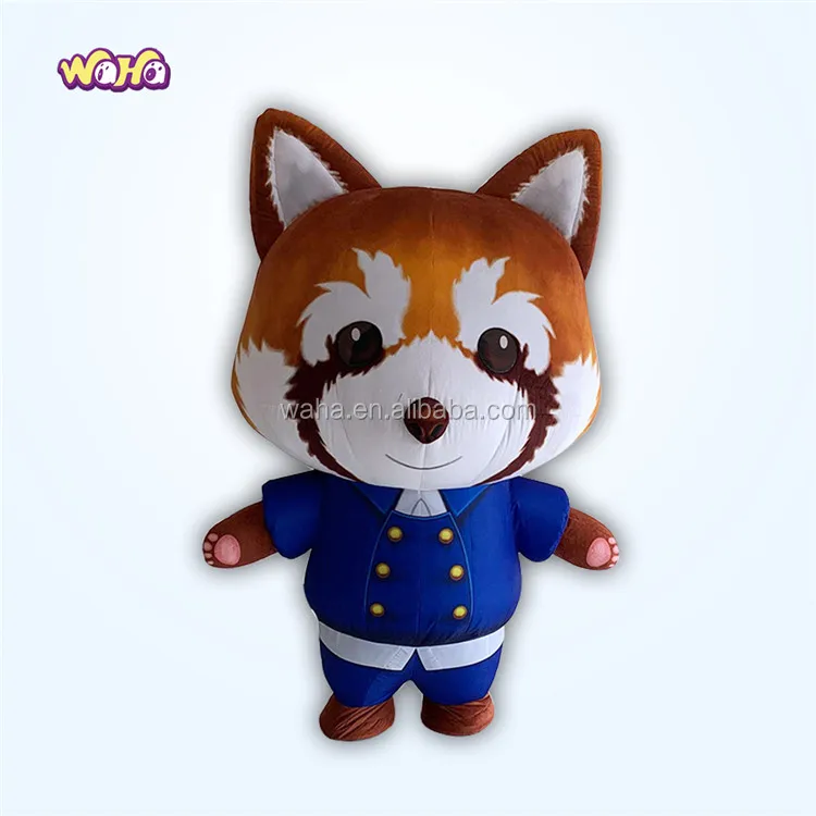 Cute Inflatable Raccoon Mascot Costume For Party Customized Animal ...