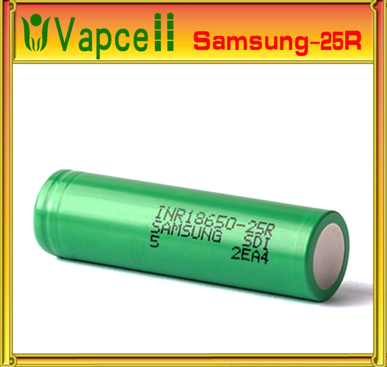 Authentic Green Samsung 25r 18650 Samsung Inr18650-25r 2500mah And Se ...