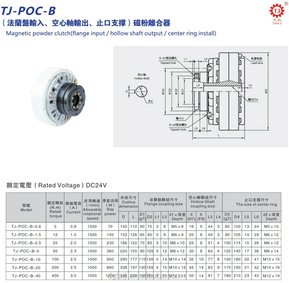 Hot Selling Genuine Cheap Price Dc 24 Volt Magnetic Slip Clutch For ...